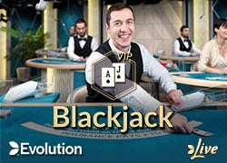 Spela Blackjack Vip S från Evolution hos HappyCasino